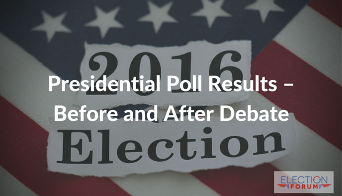 Presidential Poll Results - Before and After Debate