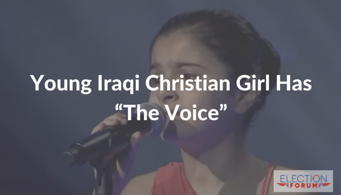 Young Iraqi Christian Girl Has “The Voice”