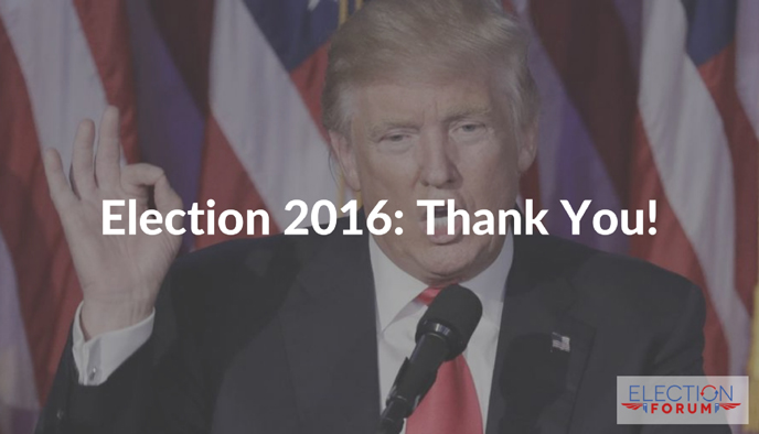 Election 2016: Thank You!