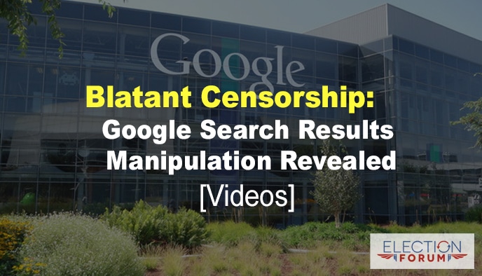 Blatant Censorship: Google Search Results Manipulation Revealed