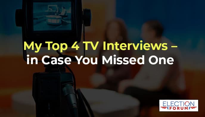 My Top 4 TV Interviews – in Case You Missed One